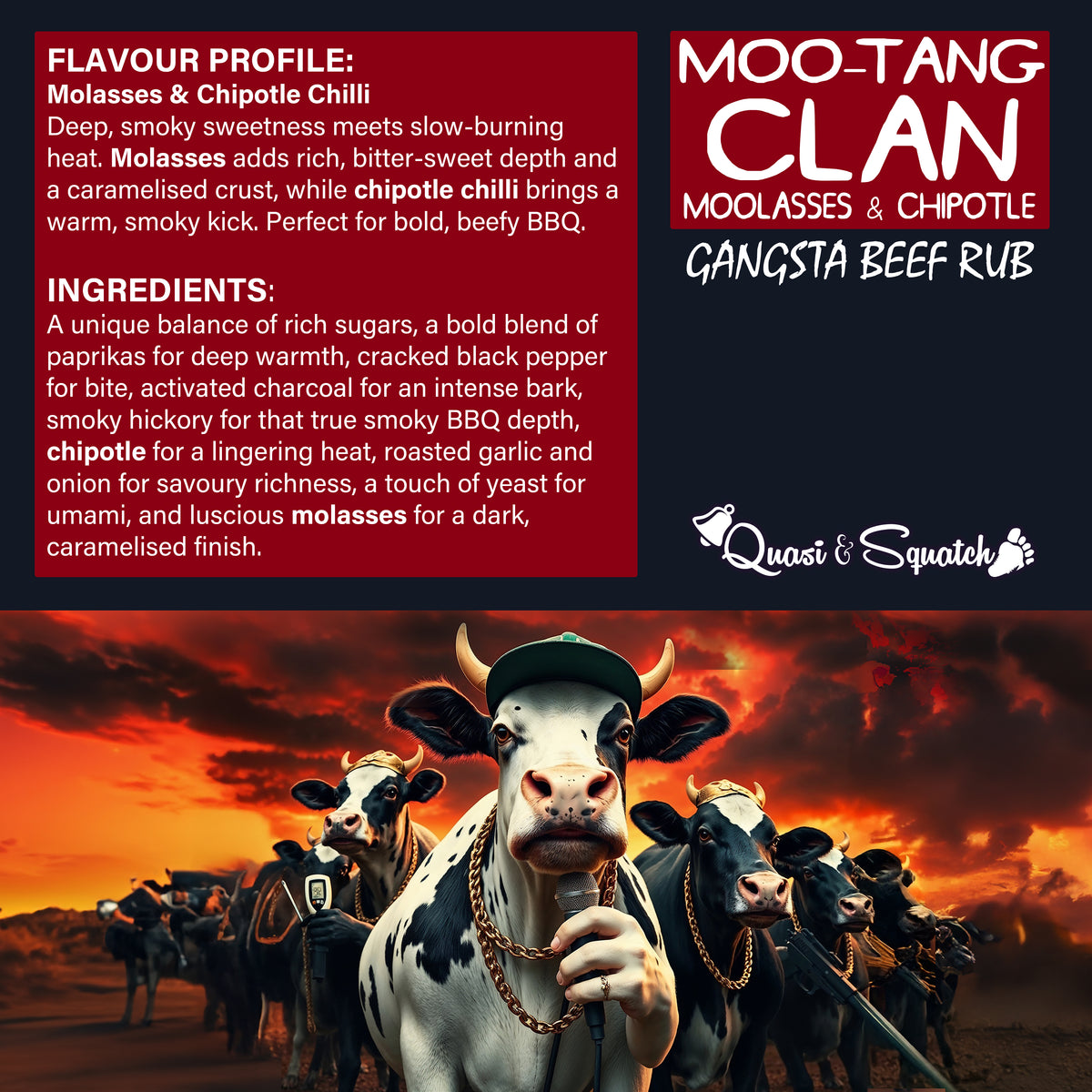 Moo Tang Clan - Beef Rub – Quasi & Squatch